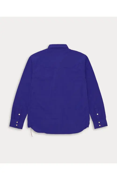 FORTELA Josh Texan Cotton Shirt - Blue