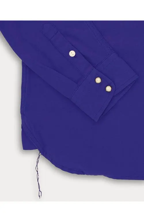 FORTELA Josh Texan Cotton Shirt - Blue