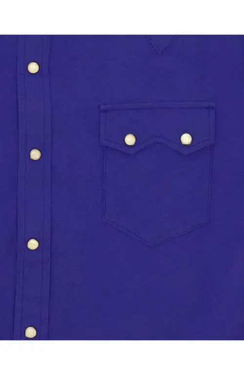 FORTELA Josh Texan Cotton Shirt - Blue