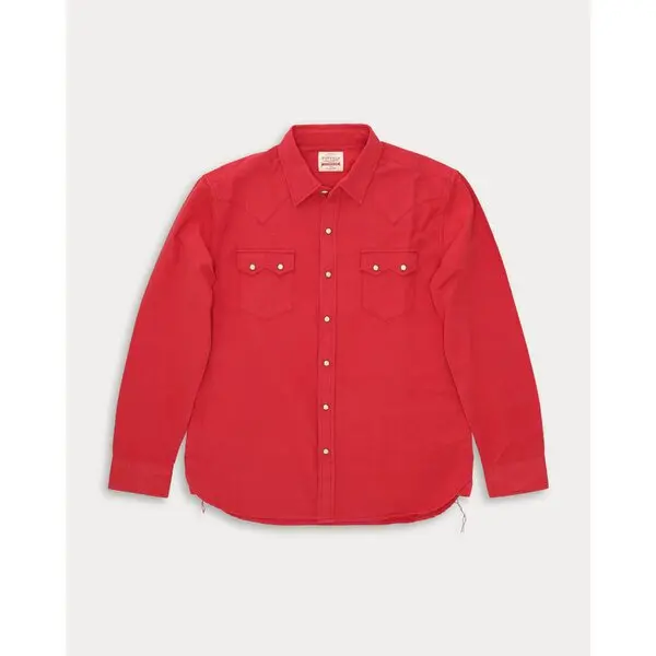 FORTELA Josh Texan Cotton Shirt - Red