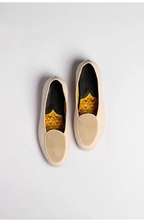 FORTELA Smokedbone Hampton Sheepskin Slipper - Ivory