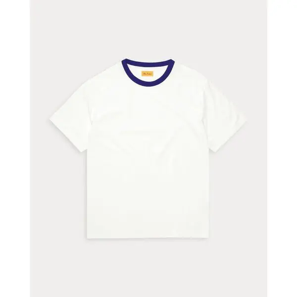 FORTELA Boyd Cotton Crew Neck T-shirt - Blue/white