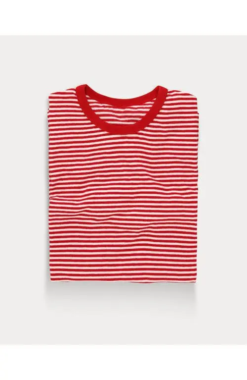FORTELA Stripes Striped Pattern T-shirt - Red