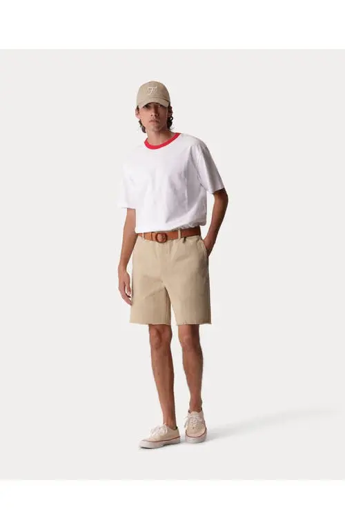 FORTELA Noll Twill Bermuda Shorts - Beige