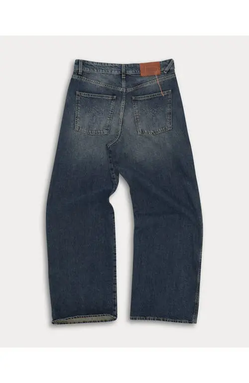 FORTELA Jaron Denim Low Wide Leg Pants