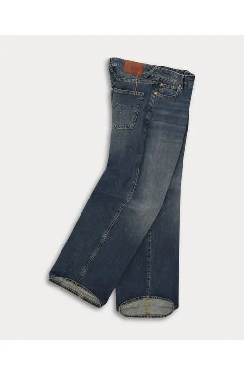 FORTELA Jaron Denim Low Wide Leg Pants