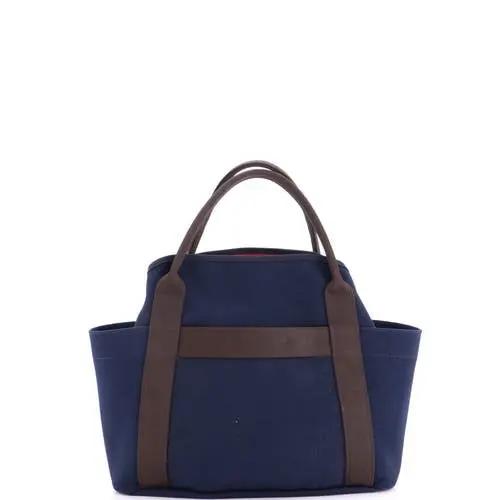 Hermès Sac De Pansage Groom Handbag Canvas
