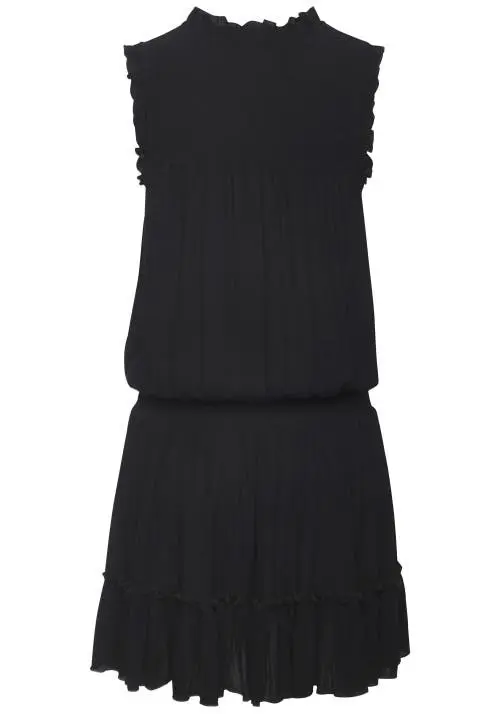 LASCANA Sleeveless Ruffled Dress