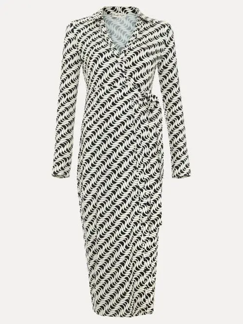 PHASE EIGHT Gina Geo Wrap Dress