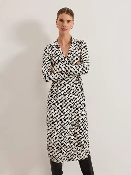 PHASE EIGHT Gina Geo Wrap Dress
