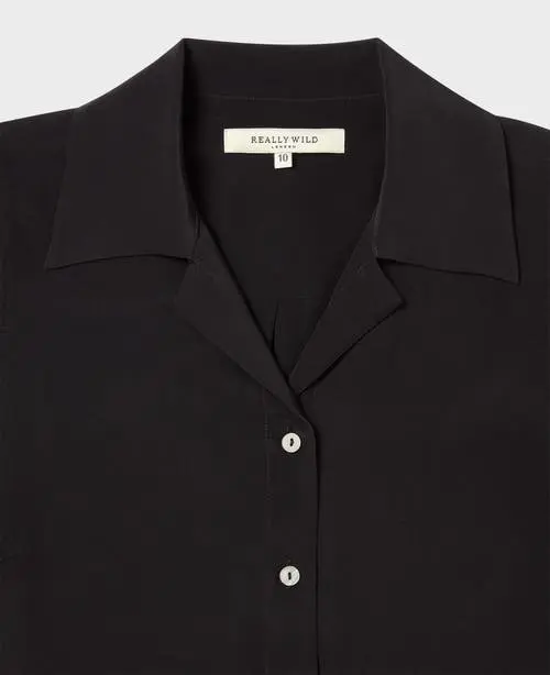 REALLY WILD CLOTHING Devas Silk Collar Shirt