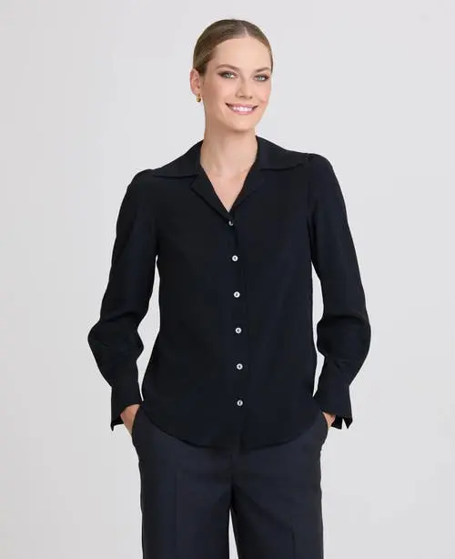 REALLY WILD CLOTHING Devas Silk Collar Shirt