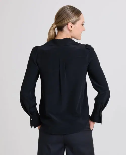 REALLY WILD CLOTHING Devas Silk Collar Shirt