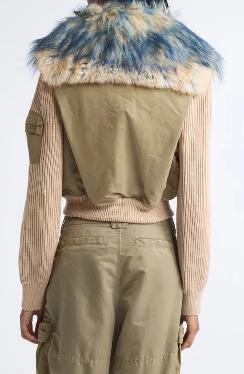 DIESEL® G-ustav Mixed Media Jacket