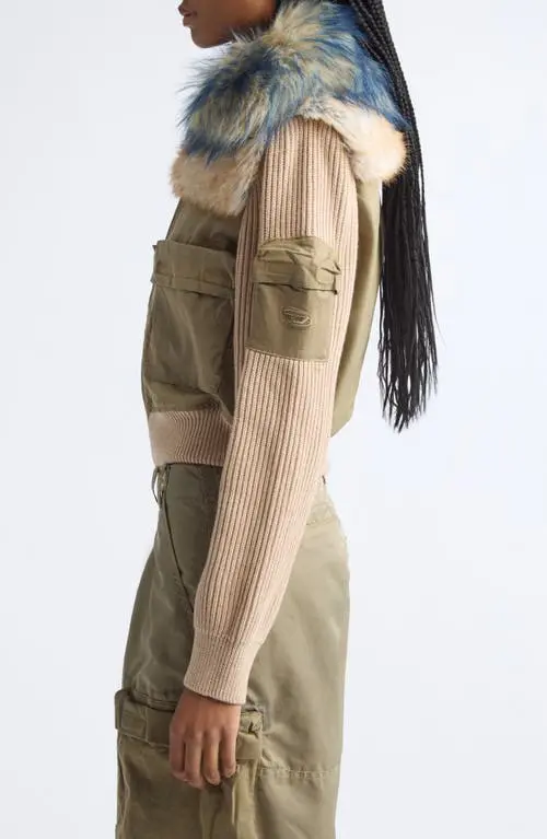 DIESEL® G-ustav Mixed Media Jacket