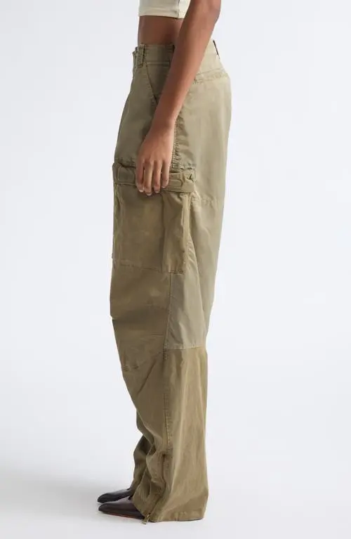 DIESEL® P-arker Mixed Media Zip Hem Cargo Pants