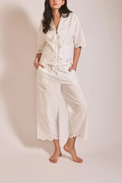 TBCO Cotton Shell Cropped Pajamas