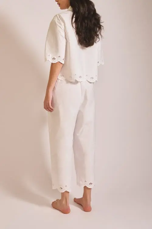 TBCO Cotton Shell Cropped Pajamas
