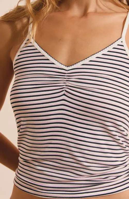 ETAM Vicky Striped Pajama Camisole - Navy
