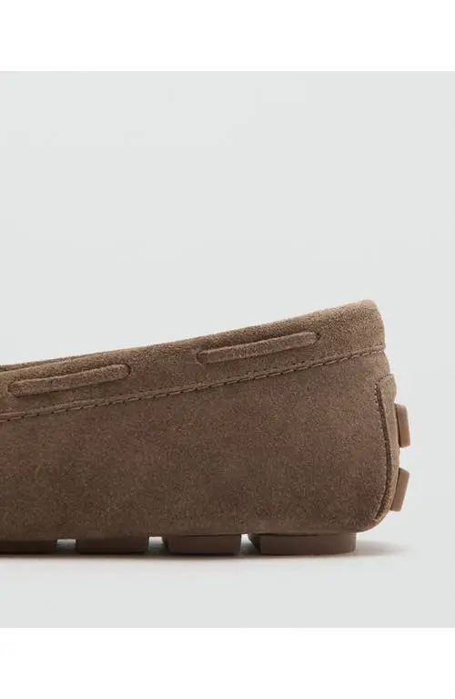 Mango Leather Driving Shoe