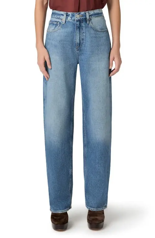 Paige Emilie High Waist Tapered Jeans - Mariners