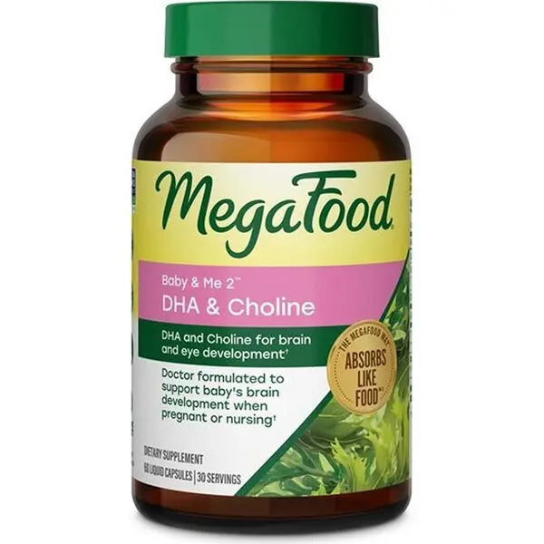 MEGAFOOD Baby & Me 2 Prenatal Dha & Choline Vegan - None