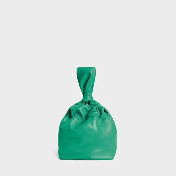 LEMIZ Mariposa Leather Wristlet - Grass