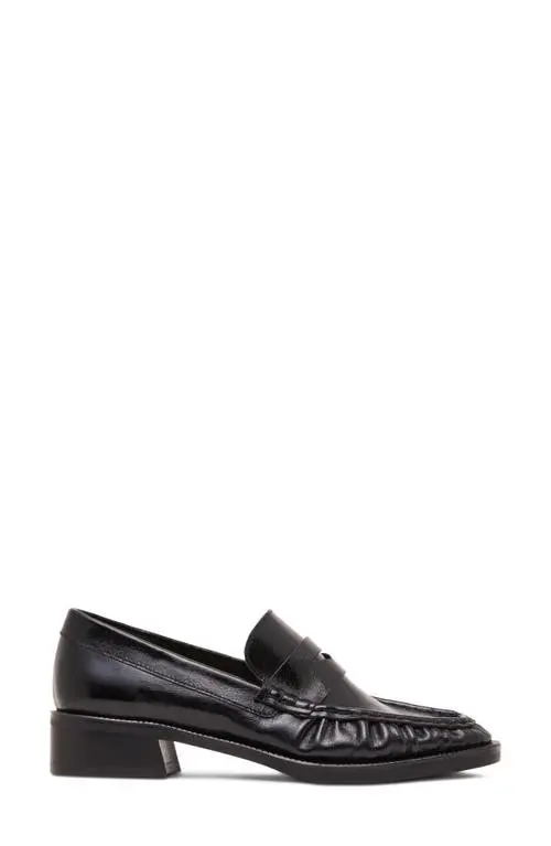 Anne Klein Fletcher Faux Leather Loafer - Black
