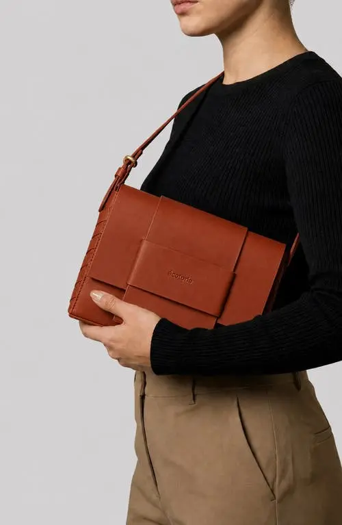 Écotorie Iris Leather Crossbody Bag - Rust