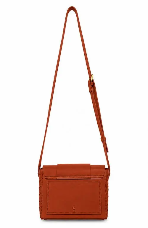 Écotorie Iris Leather Crossbody Bag - Rust