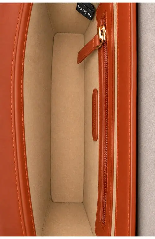 Écotorie Iris Leather Crossbody Bag - Rust
