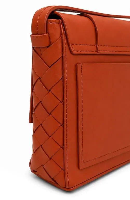 Écotorie Iris Leather Crossbody Bag - Rust