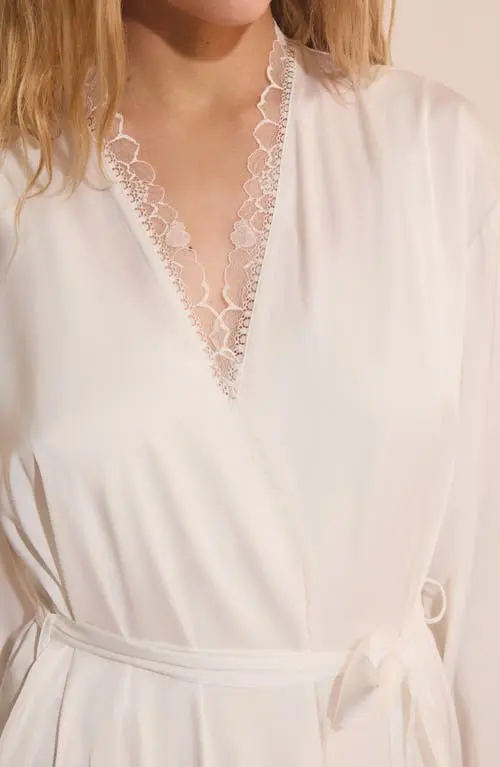 ETAM Bridal Bliss Lace Trim Robe