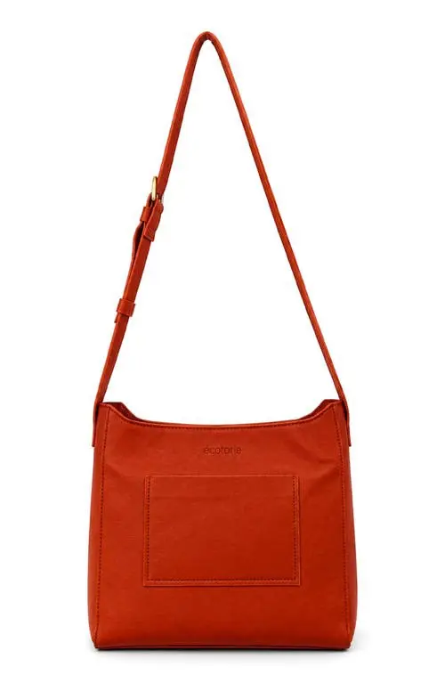 Écotorie Brigitte Leather Crossbody Bag - Rust