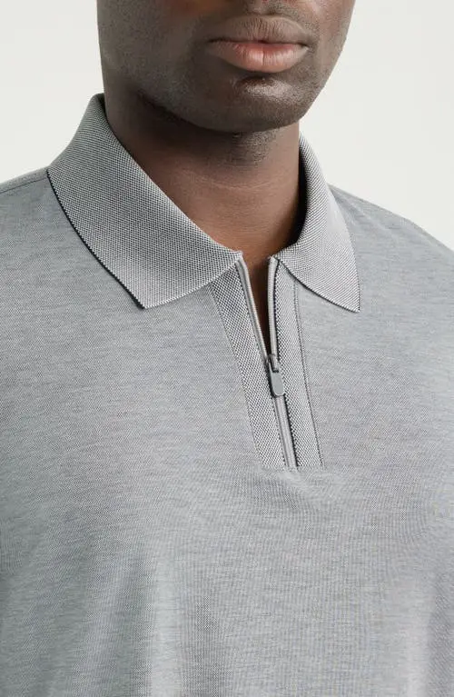 Johnston & Murphy Cochran Long Sleeve Zip Polo