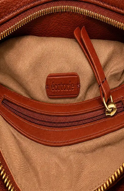 Écotorie Agnes Leather Crossbody Bag - Rust