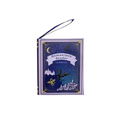 JOLLITY & CO Book Themed Lip Balm Set - Romantasy Reader