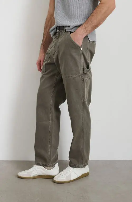 ALEX MILL Recycled Cotton Painter Jeans - Thyme