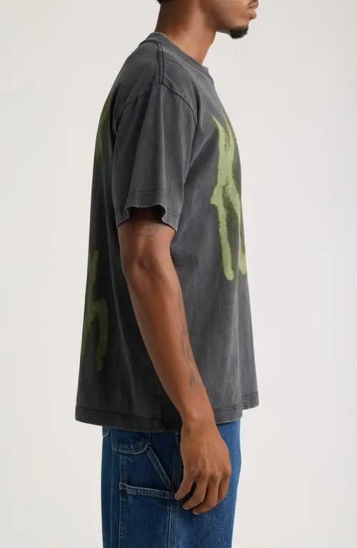 CEREMONY OF ROSES Koяn Cotton Graphic T-shirt