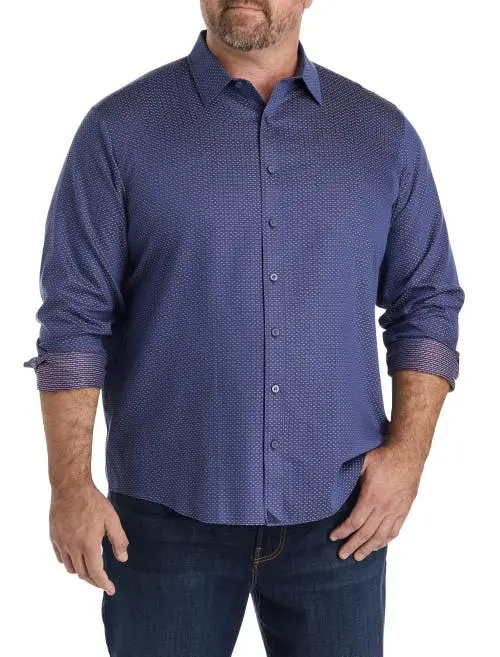 UNTUCKIT FIT BY DXL Big & Tall Rigby Sport Shirt