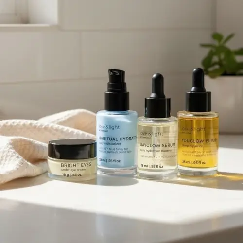 LOVE AND LIGHT BOTANICALS Deluxe Hydration Skincare Kit