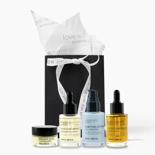 LOVE AND LIGHT BOTANICALS Deluxe Hydration Skincare Kit