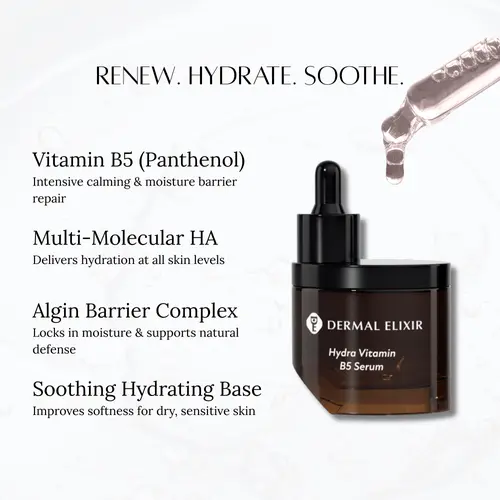 DERMAL ELIXIR Hydra Vitamin B5 Serum