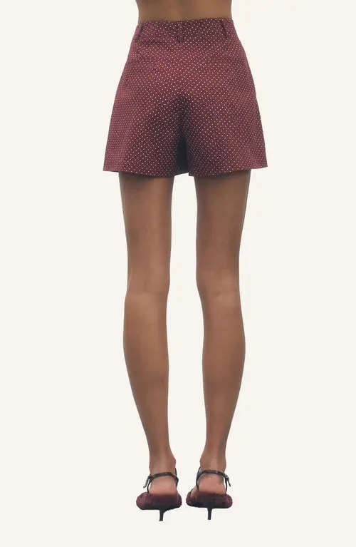 MAUDE CLUB Lori Polka Dot Shorts