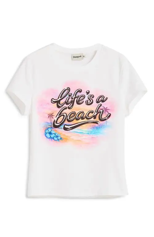 Desigual Graphic Cotton Baby Tee