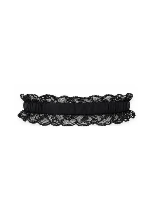 HOUSE OF SILK Mary Garter - Black