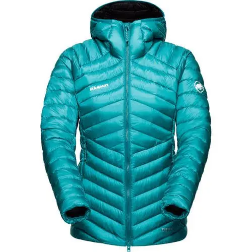 MAMMUT Broad Peak In Hooded Jacket - Deep Teal/black