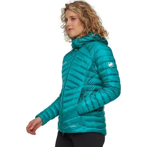 MAMMUT Broad Peak In Hooded Jacket - Deep Teal/black