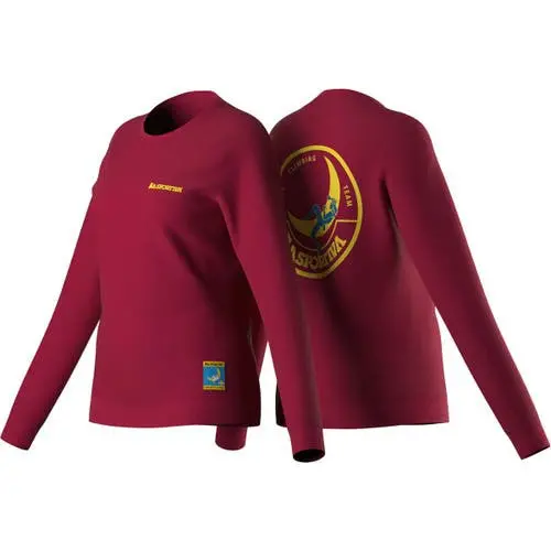 LA SPORTIVA Climbing On The Moon Sweatshirt - Fucsia/giallo
