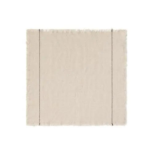 LORENA CANALS Set Of 4 Handloom Napkins Natural
